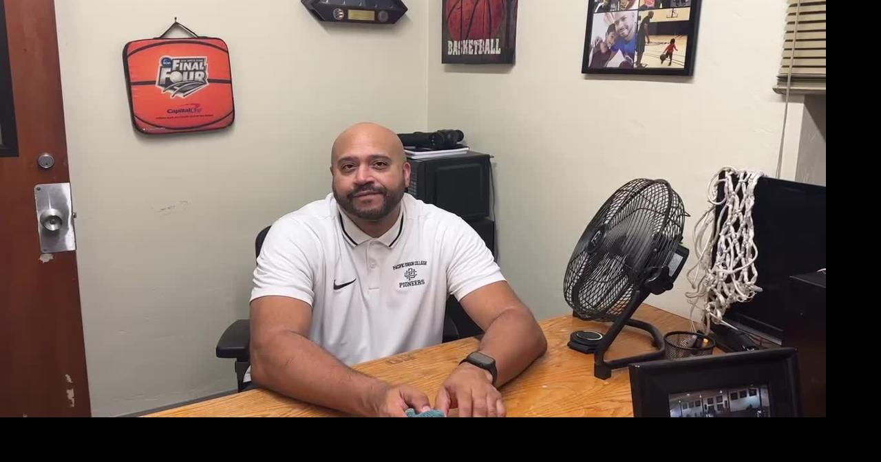 Pacific Union College basketball head coach Landon Banks talks about ...