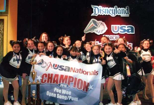 Napa Raiders cheer squad takes junior national title