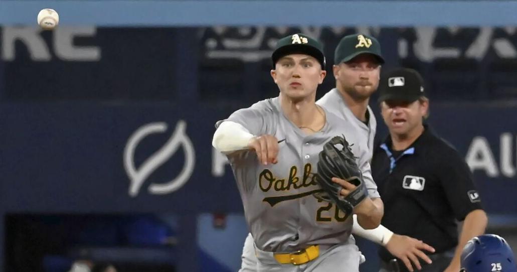 MLB: Sears pitches A's past Jays 8-4 for 50th win, matching 2023 total ...