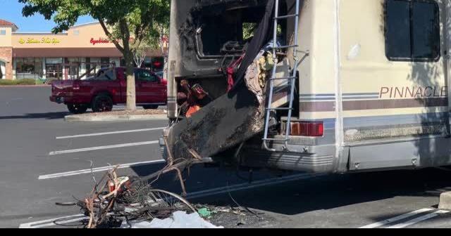 Fire destroyed the RV home of this Napan. Now she's homeless.