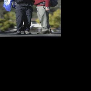 Quaker couple treks through Napa on peace mission