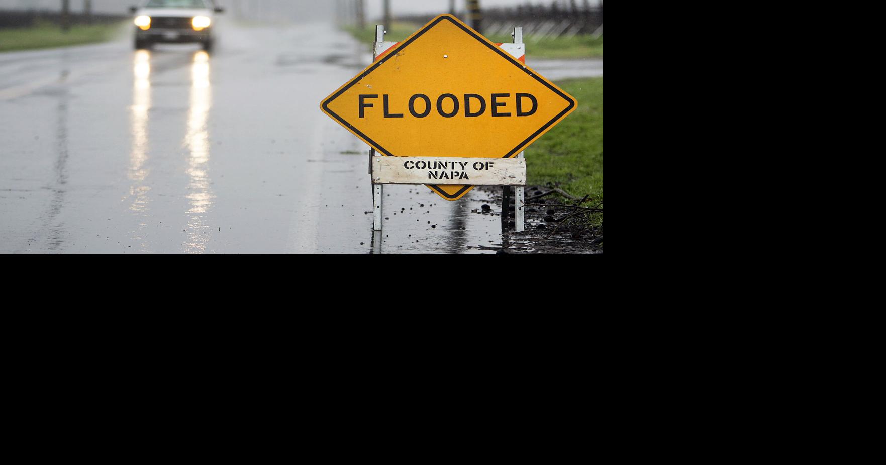 Napa County closing flood gates in Oxbow as river rises toward flood ...