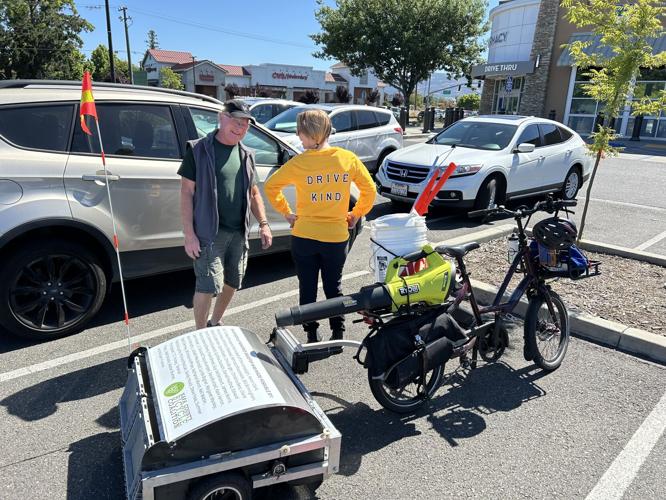 Napa cyclists use new bike lane sweeper for cleaning, safety | News ...