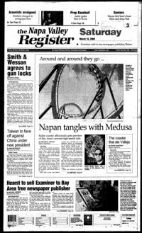 Napan rides Six Flags roller coaster Medusa after 25 years ...