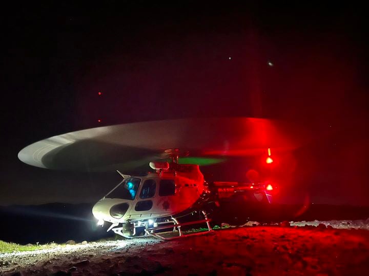 CHP air division rescues two hikers in mountains north of Calistoga