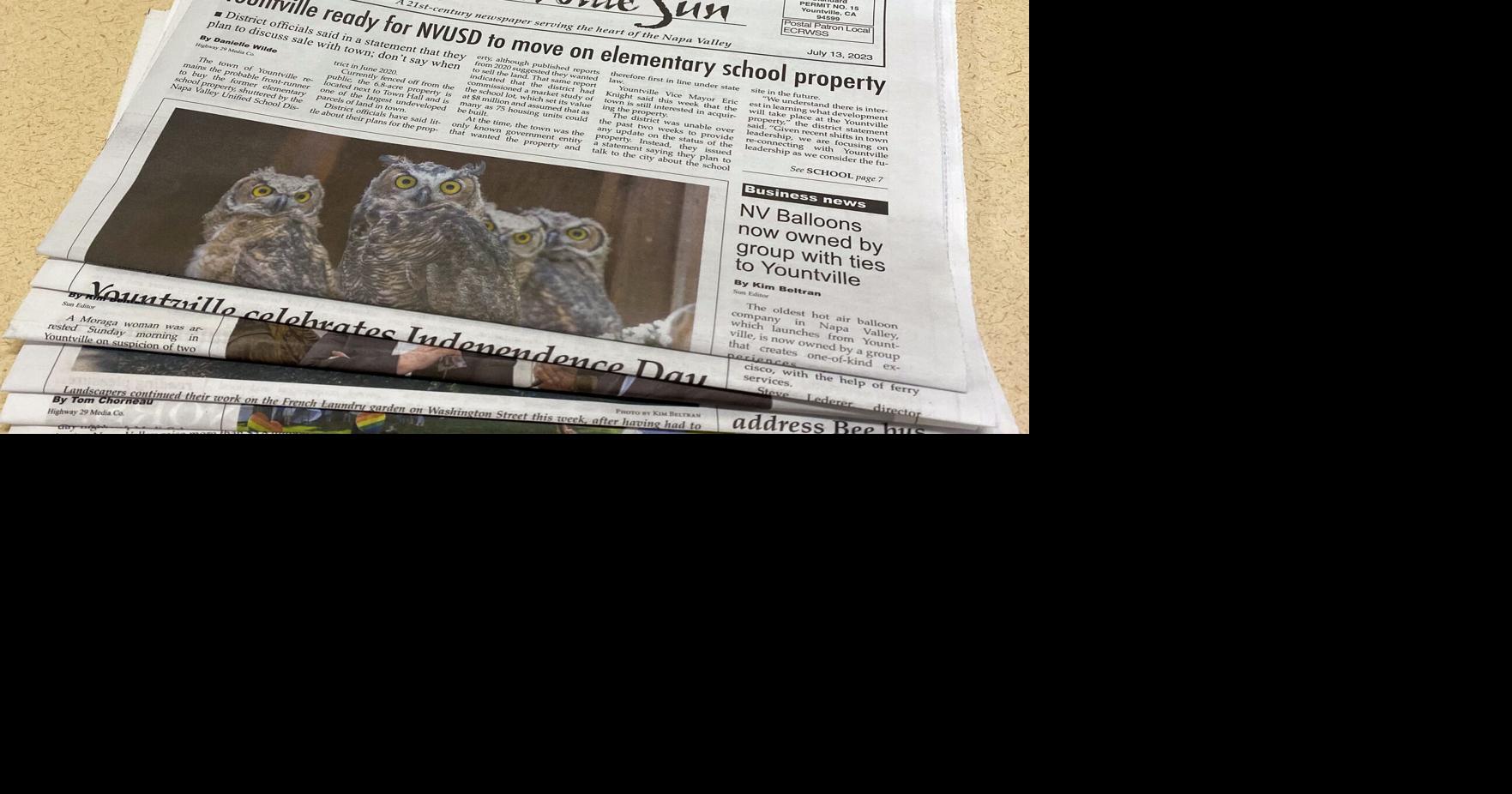 Newspaper project preserves the Yountville Sun’s legacy | History ...