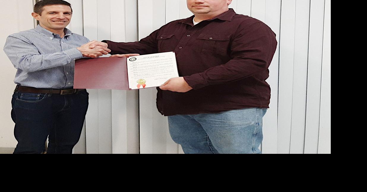 Calistoga Police Sgt. Matt Freese honored for 28 years of service ...