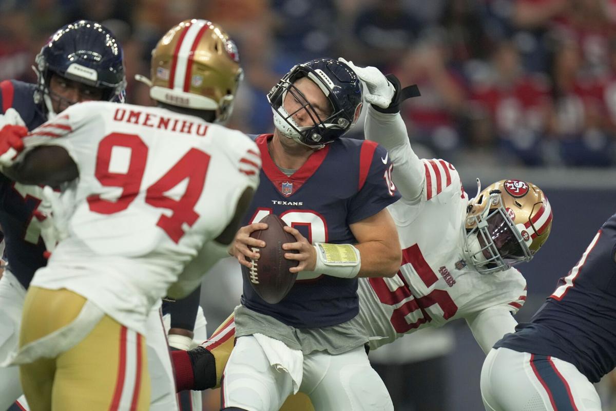 NFL Preseason: Stanford grad, Texans blank 49ers