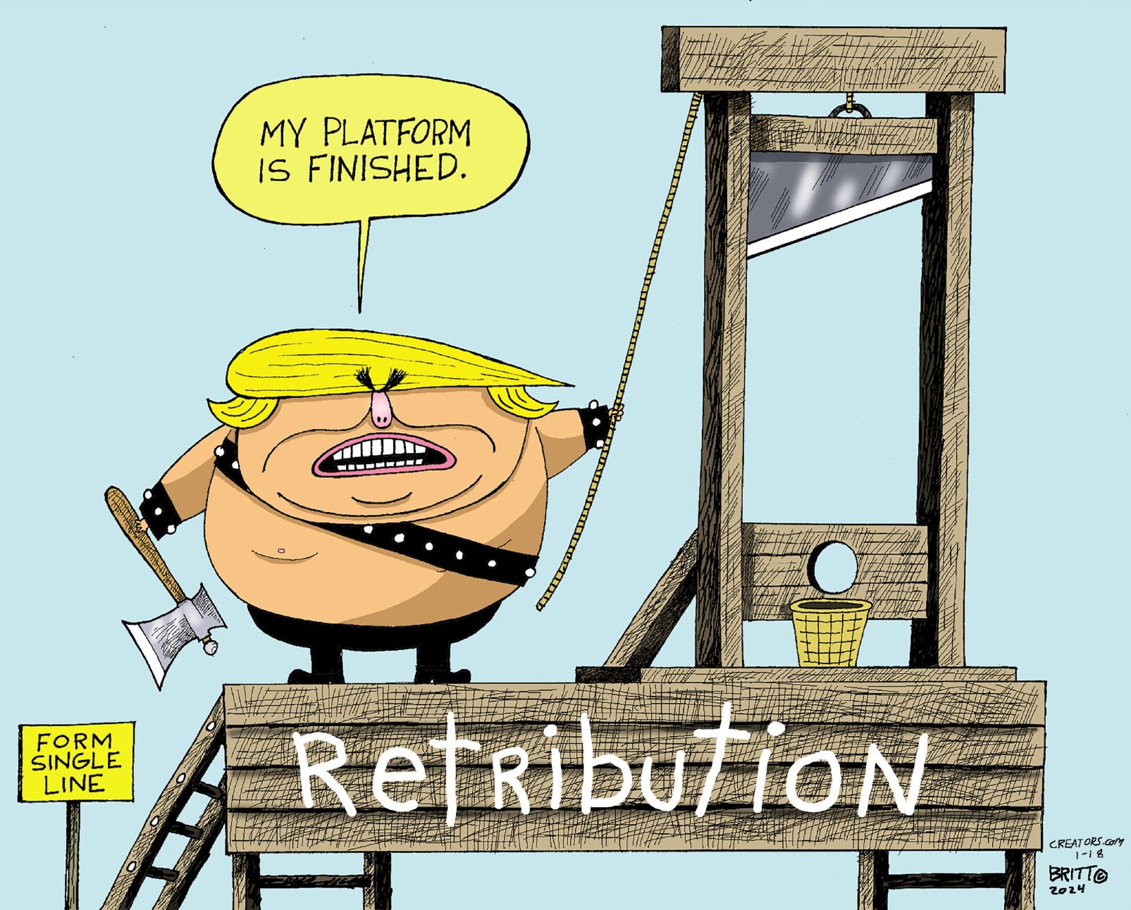 Political cartoon by Chris Britt