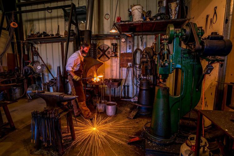 Calistoga's Ken Maxfield carries on the ancient art of the blacksmith ...