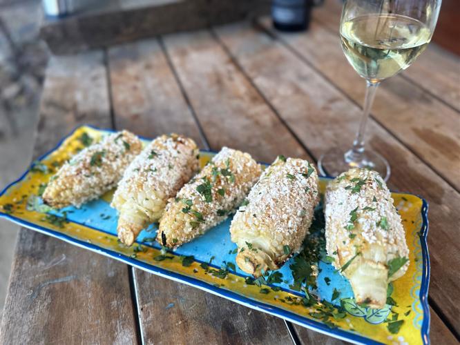 Eat Drink Cook: A visit to Fortunati, making elote | Wine ...