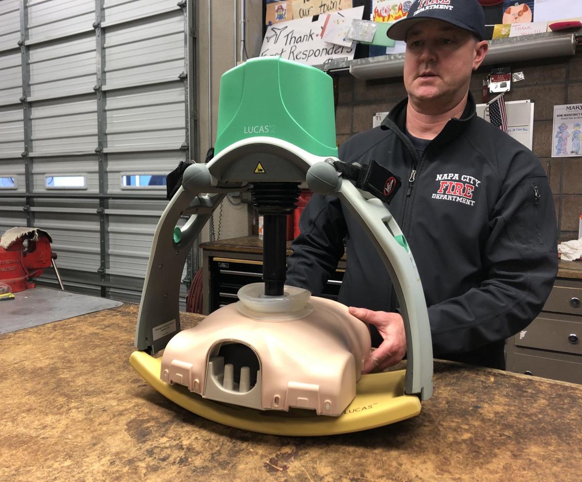 Napa fire medics seek to save more lives with automatic CPR devices