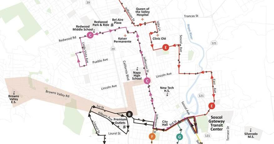 Napa Vine bus adding routes | News | napavalleyregister.com
