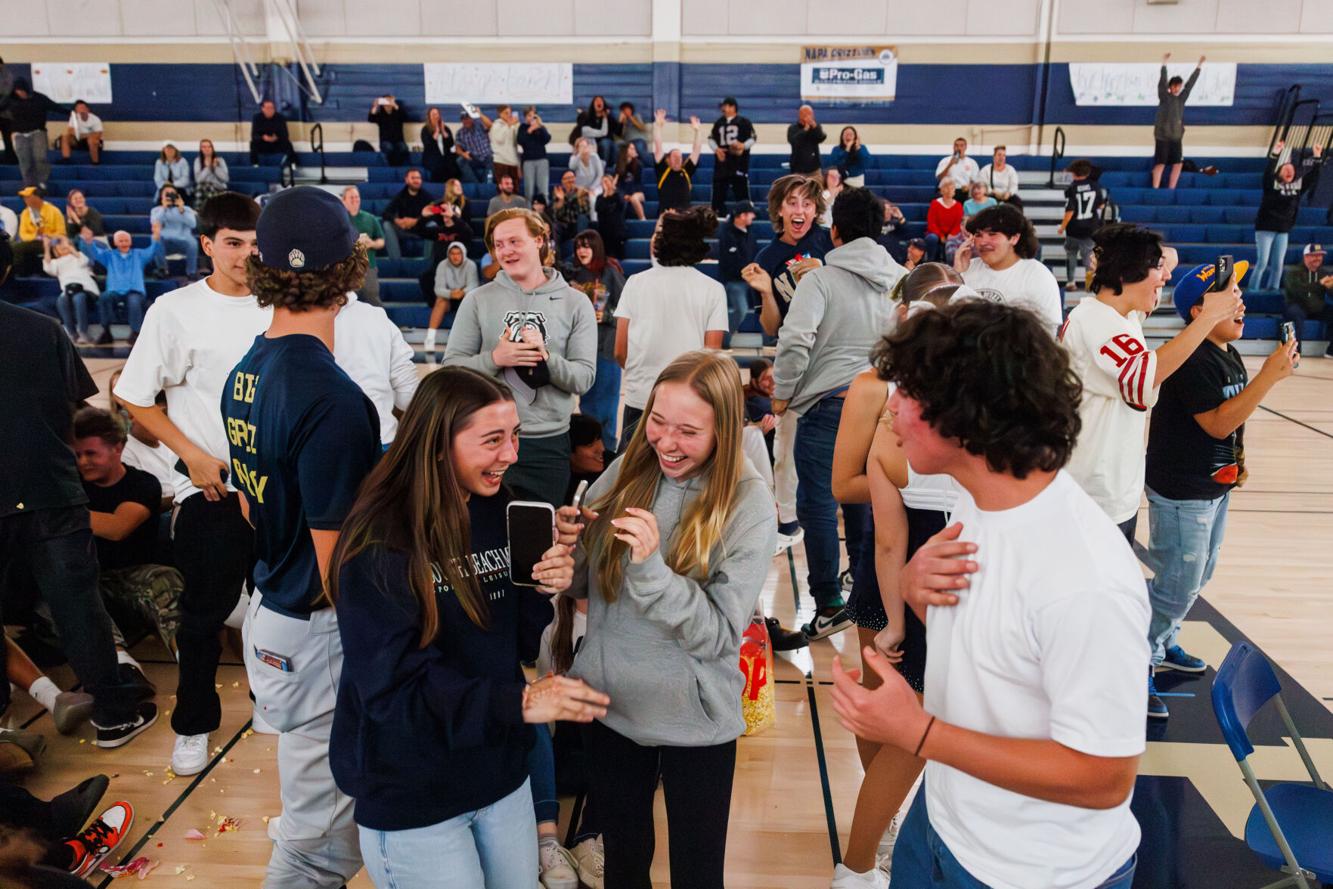 PHOTOS: Napans celebrate Brock Bowers' NFL draft selection at Napa High ...