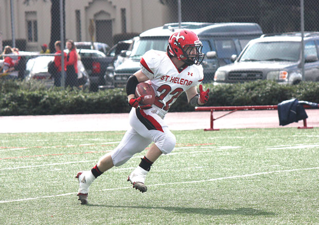 Varsity Football: St. Helena rallies past Salesian in slugfest
