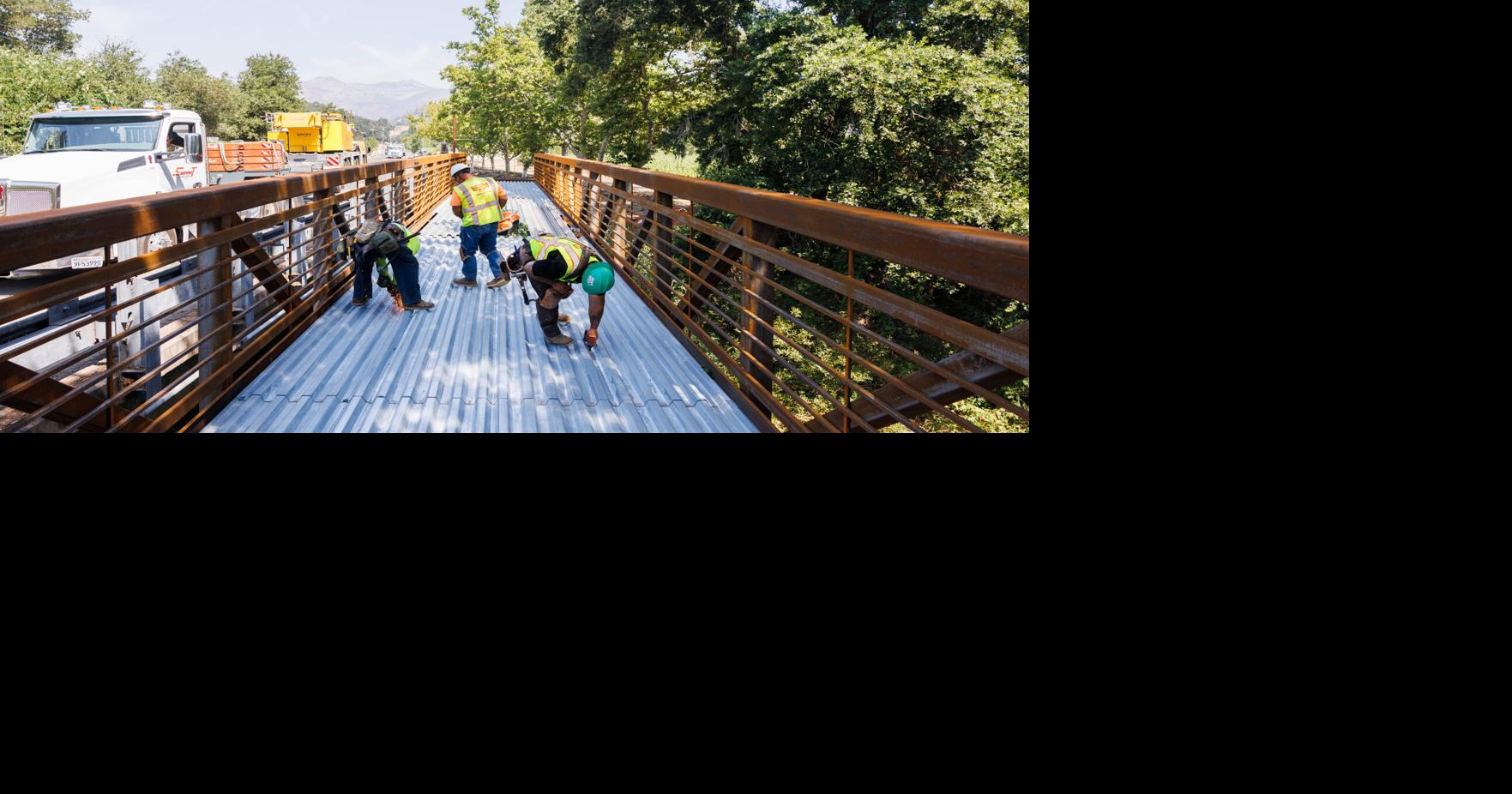 Napa Valley Vine Trail puts 114-foot bridge over Napa River