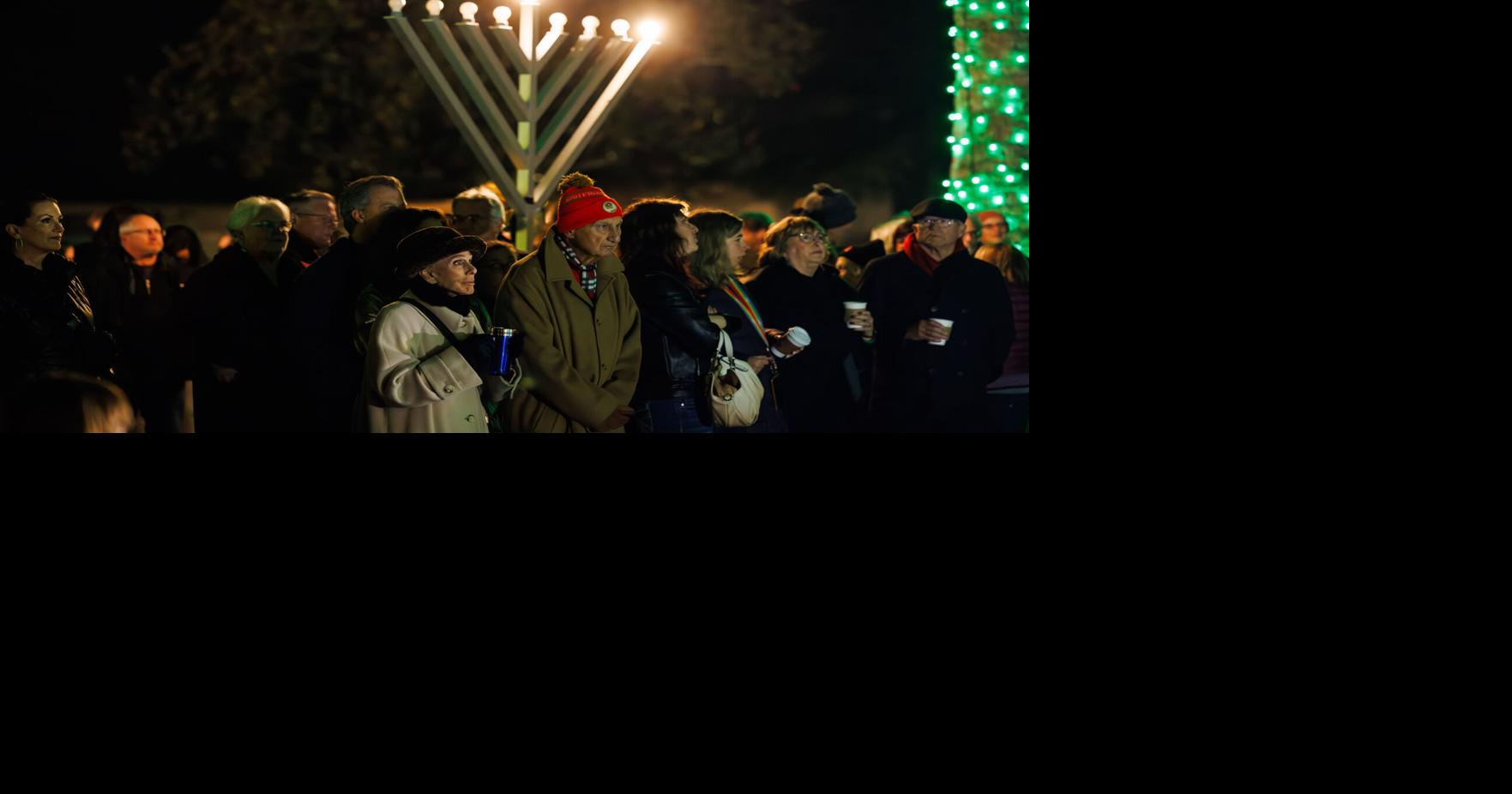 Photos: Menorah lighting marks start of Hanukkah in Napa | News ...