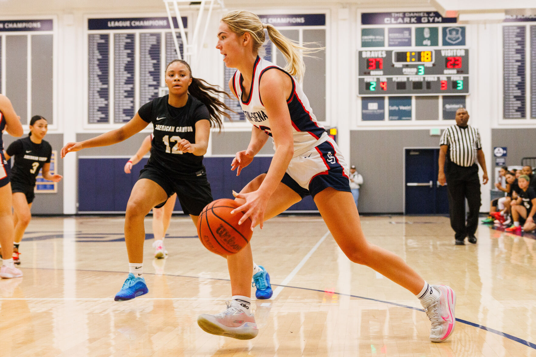 Justin-Siena vs. American Canyon girls basketball 1 | High-school ...