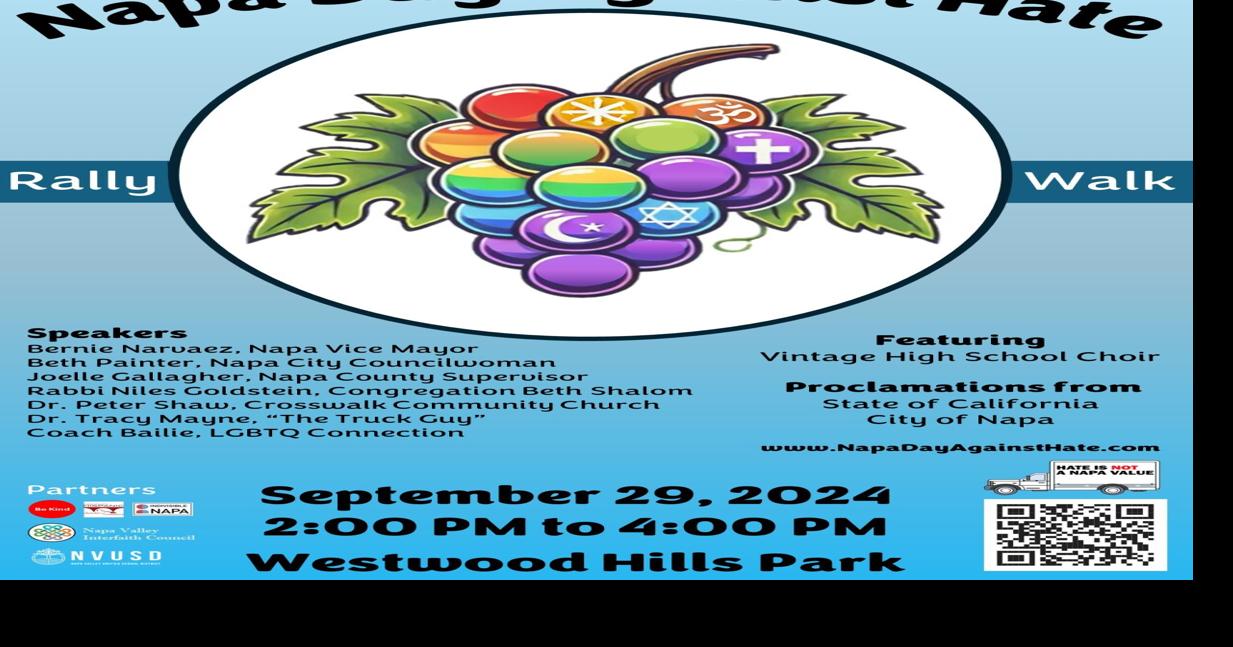 Napa Day Against Hate walk, rally debuts Sunday | News | napavalleyregister.com
