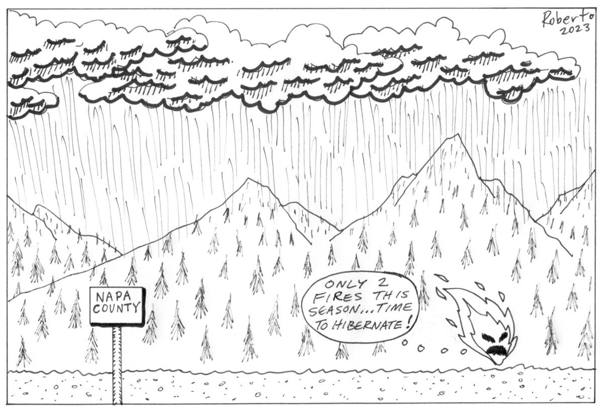 Political cartoon by Roberto Tinoco