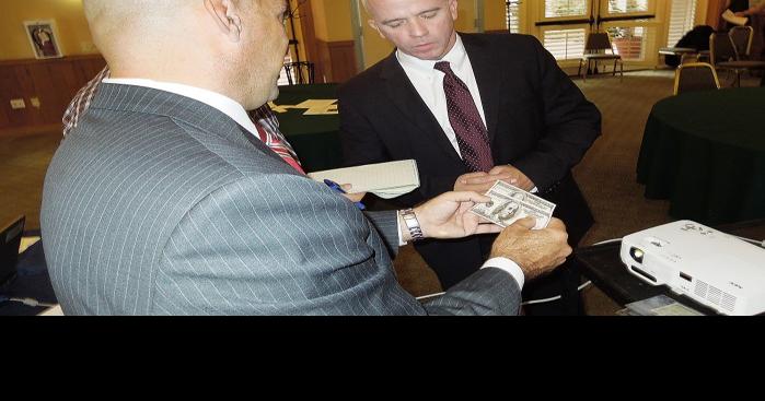 Fake money masquerades as real
