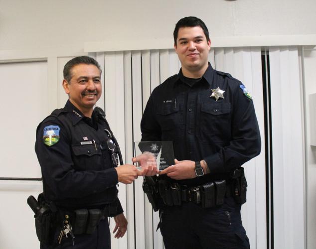Calistoga Police Officer and Dispatcher of the Year honored