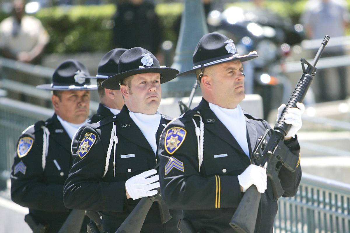 Downtown Napa's memorial service honors fallen law enforcement officers ...