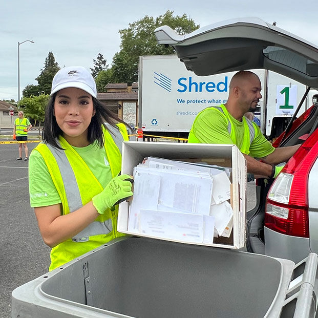 Napa biz buzz: Redwood Credit Union shred-a-thon shreds 100,080 pounds