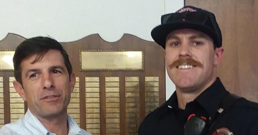 Calistoga Firefighter Ryan Smithers recognized for 5 years of service ...