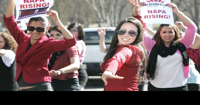 Dancing, local women protest sexual violence
