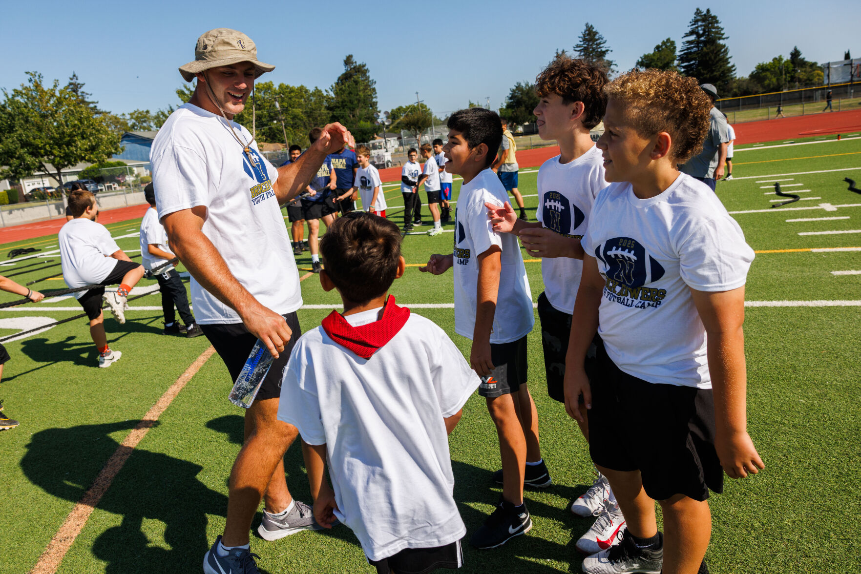 PHOTOS: Brock Bowers Youth Football Camp Returns to Napa | News ...