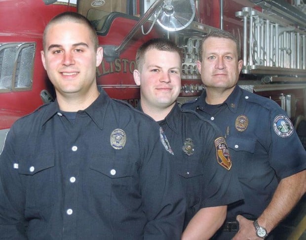 Brannan and Jeremy join Calistoga Fire Chief Steve Campbell in fighting ...