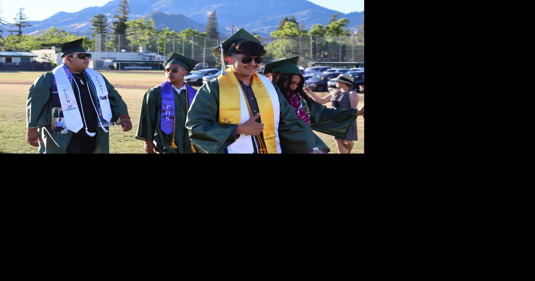 Calistoga Junior/Senior High School graduates celebrate bonds with ...