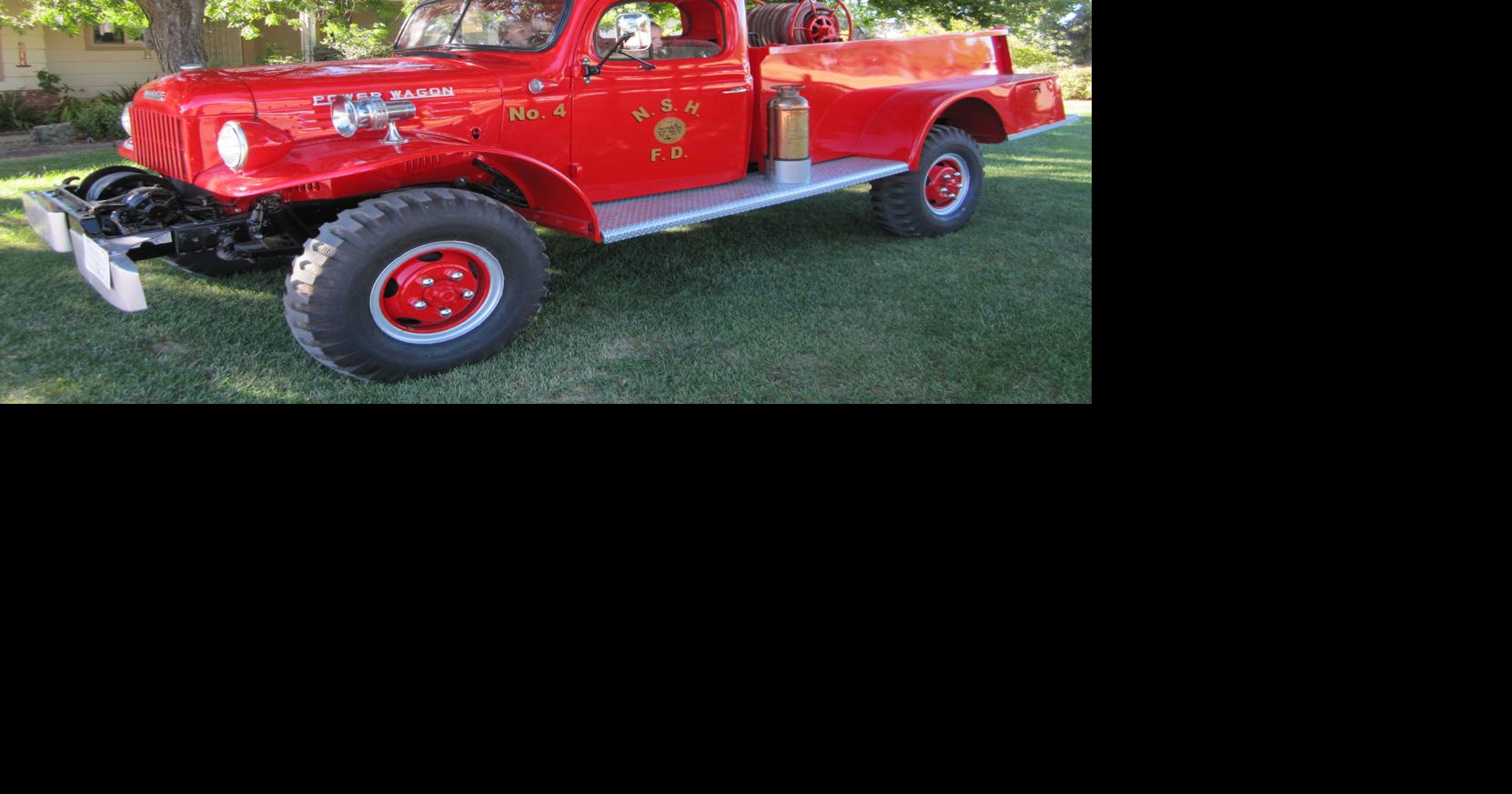 After a total restoration, a vintage Napa State Hospital fire truck is ...