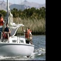 Swabbing the deck, setting sail