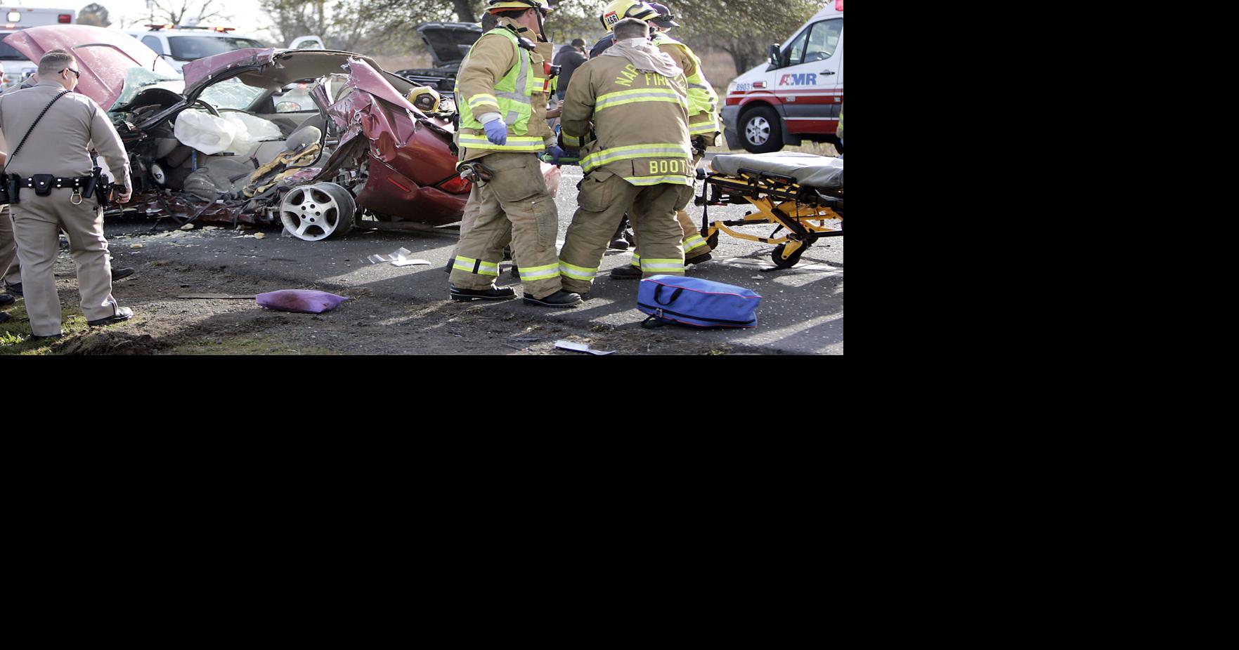 Update: Roadway open following major injury wreck on Silverado Trail ...