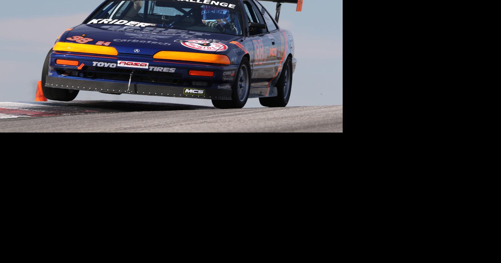 Krider wins first race of season and breaks track record