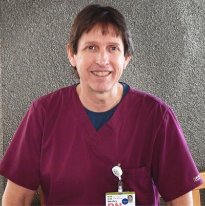 St. Helena Hospital’s Wesley Gates has been RN for 20 years
