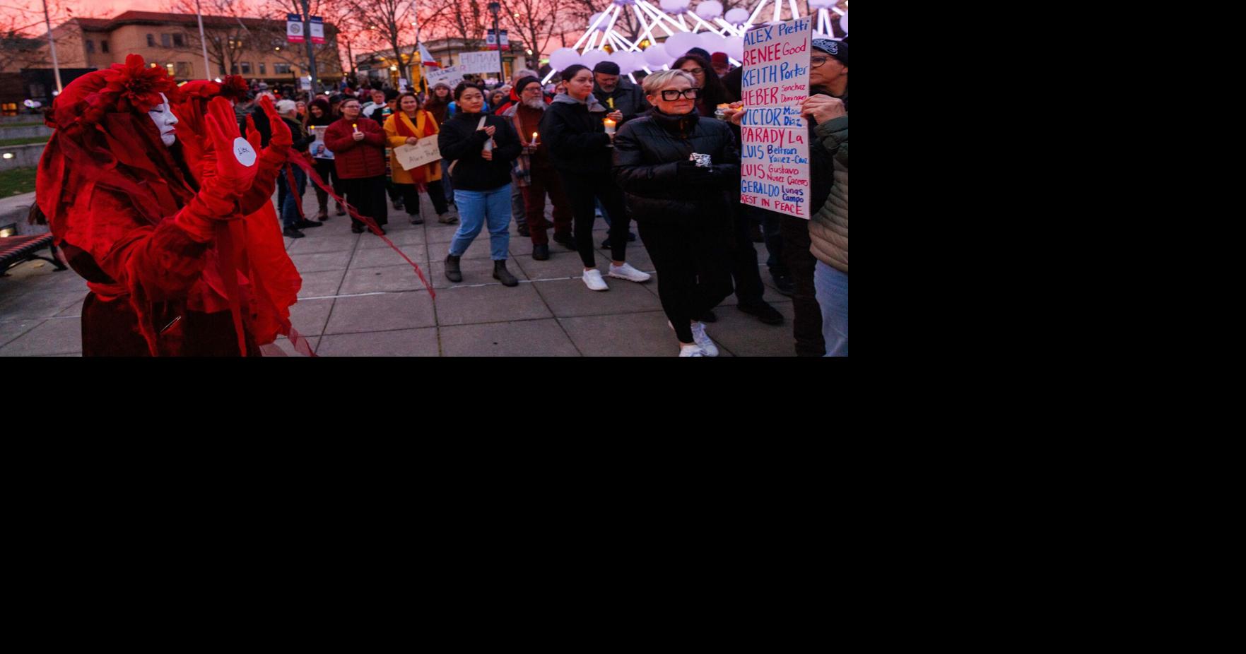 Second Minn. shooting prompts Napa bridge protest, vigil | News ...