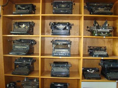 Antique typewriter exhibit opens at Sharpsteen Museum