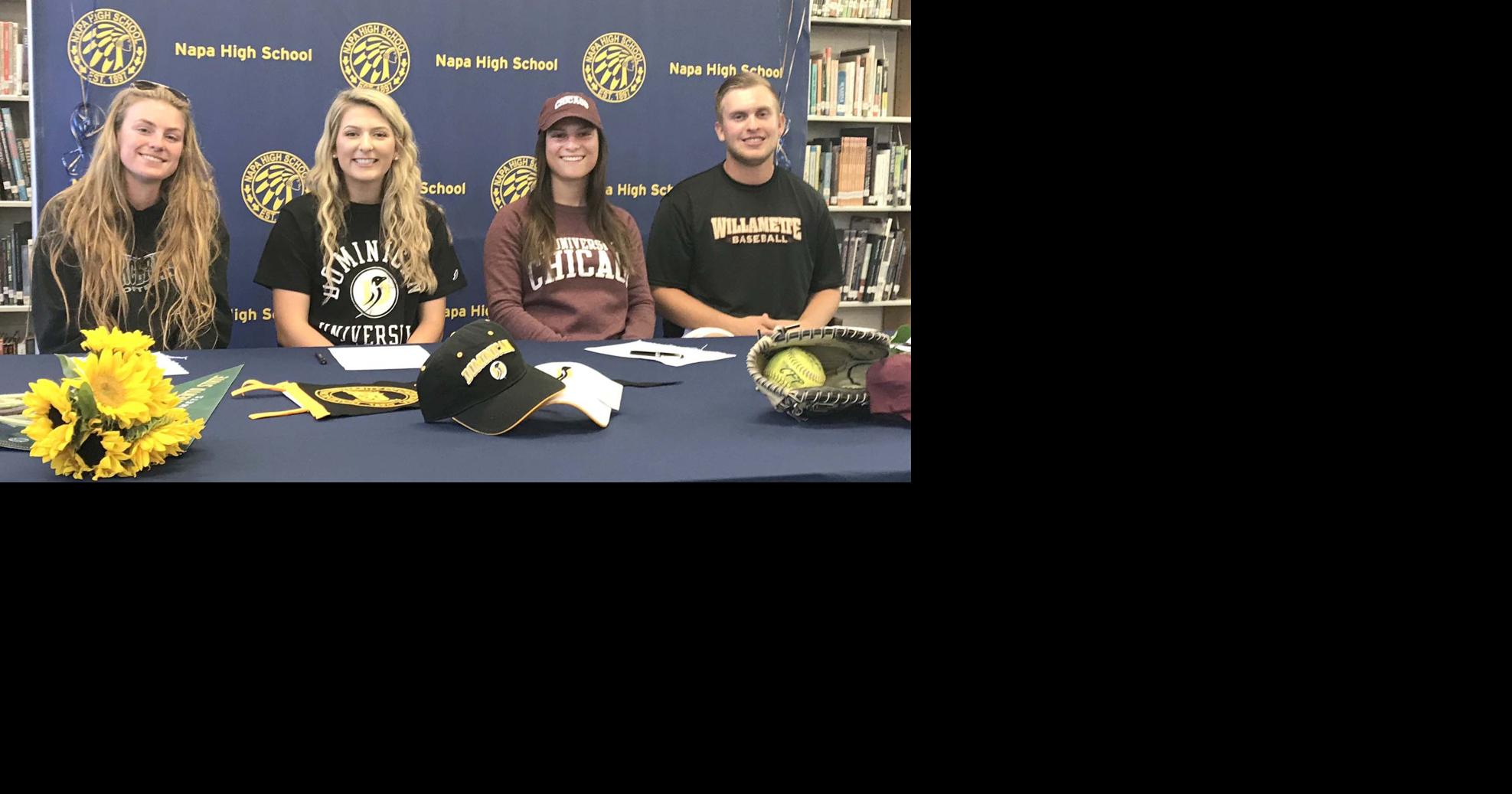 Four Napa High standouts sign with college teams | High-school ...