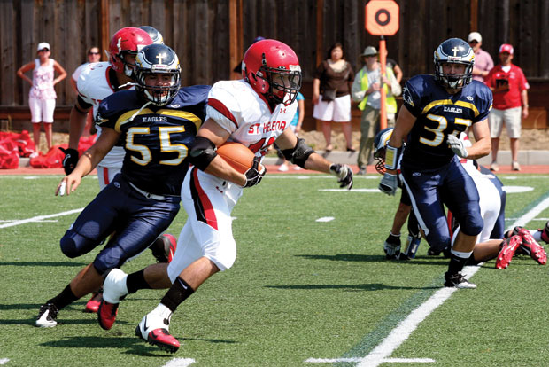 Football: Saints suit up one last time together for East-West game