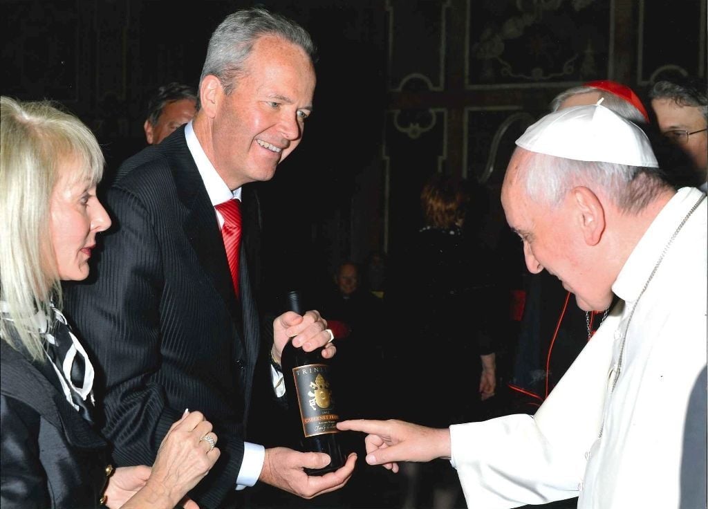 Trinitas Cellars: Making wine for the pope