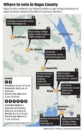 Where to vote in Napa County for the March 5 elections | News ...