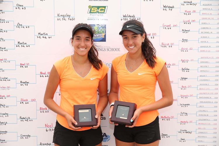 St. Helena tennis twins enjoying a meteoric rise