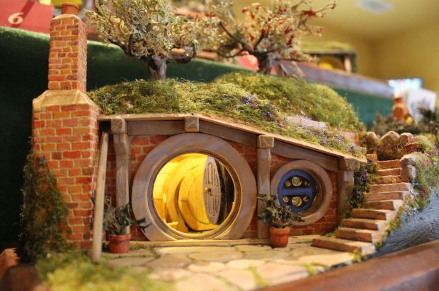 Miniature Hobbit Homes