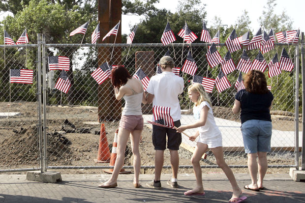 American flags adorn Napa's 9/11 Memorial | News | napavalleyregister.com