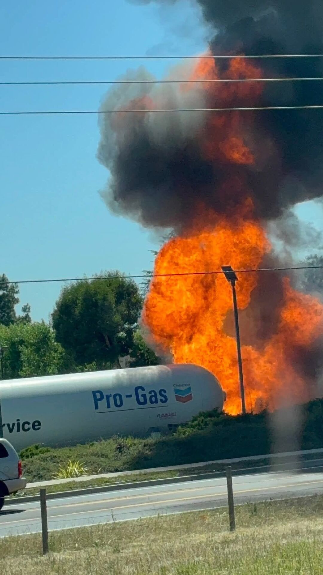 Fire at Napa propane business contained; Highway 29 reopens | News ...