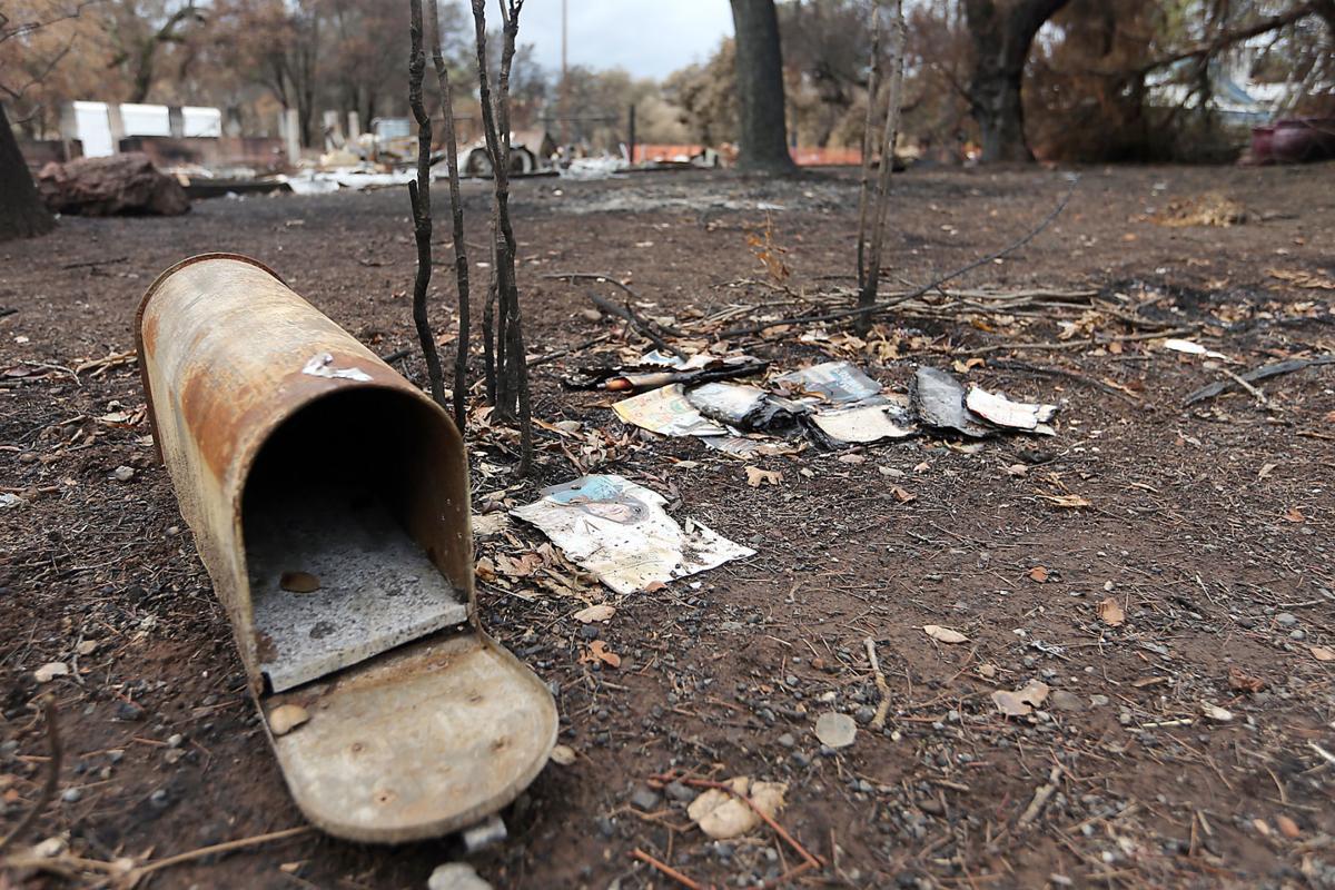Homes gone, mail now collects at the Napa post office | Local News ...