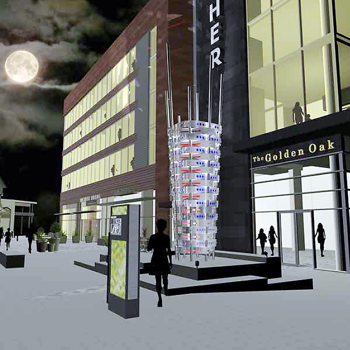 Revised public sculpture for Archer hotel wins approval